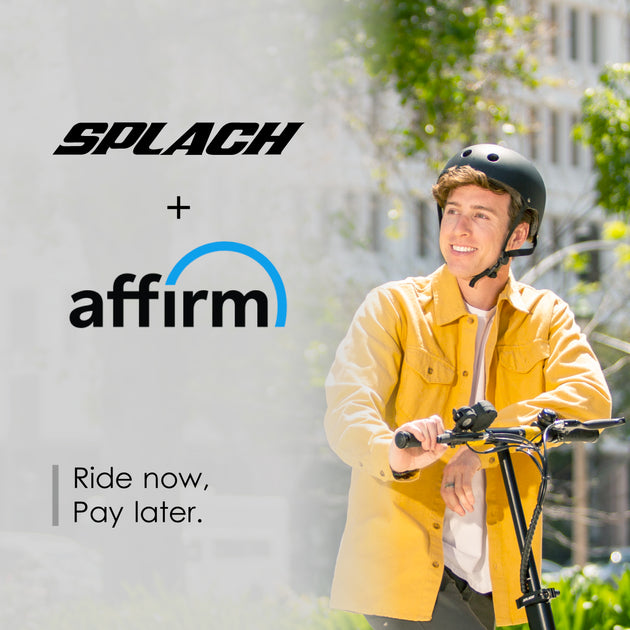 Try Now, Pay Over Time with Affirm! – SPLACH Bike